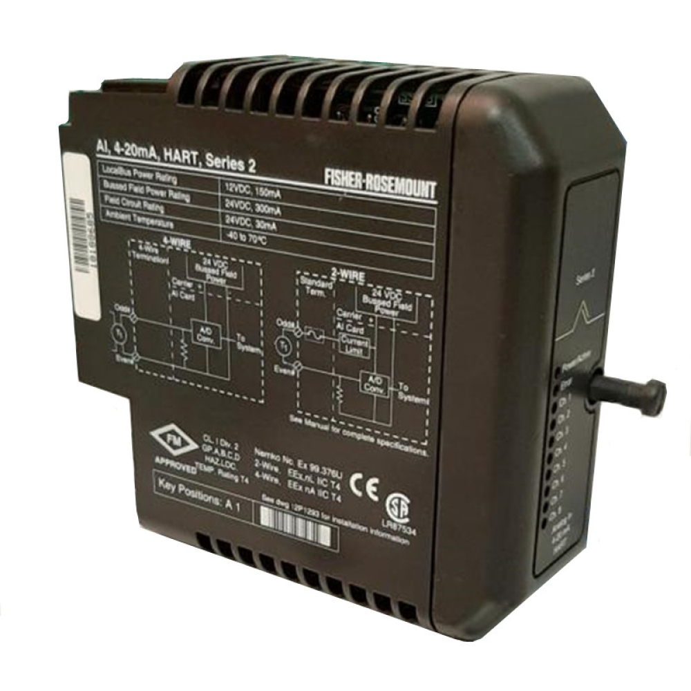 Emerson DeltaV VE4003S2B4 Analog Input Card Original & New in Stock