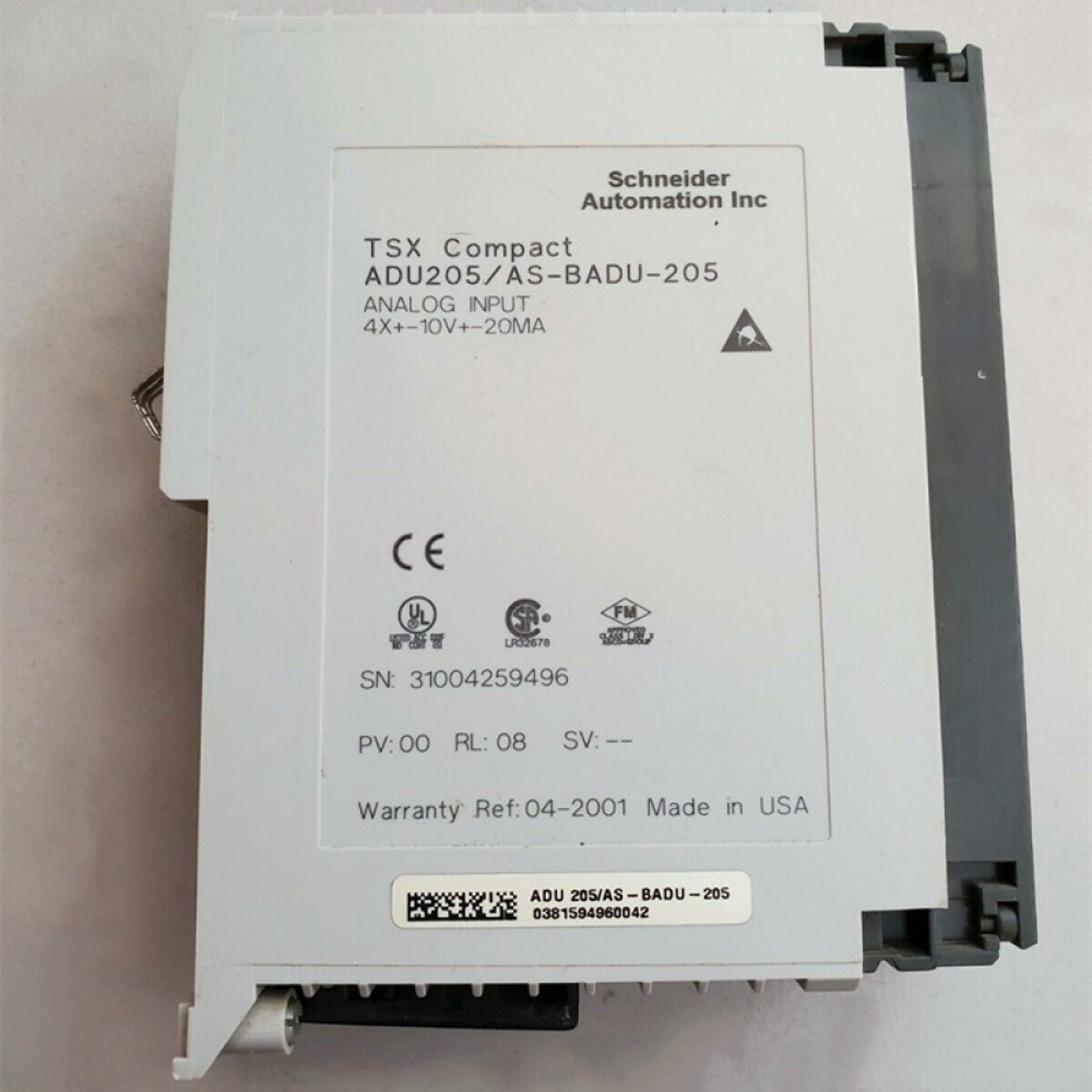 Schneider AS-BADU-210 Modicon Compact Analog Input Module Original ...
